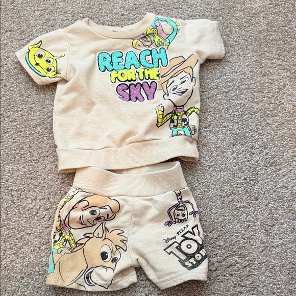 Disney | Matching Sets | Disney Toy Story Kids Matching Set Cream And ...